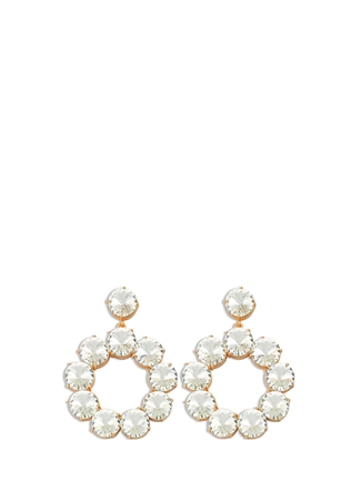 Ninon Kadın Jerry İncili Altın Rengi Kaplama Küpe EU