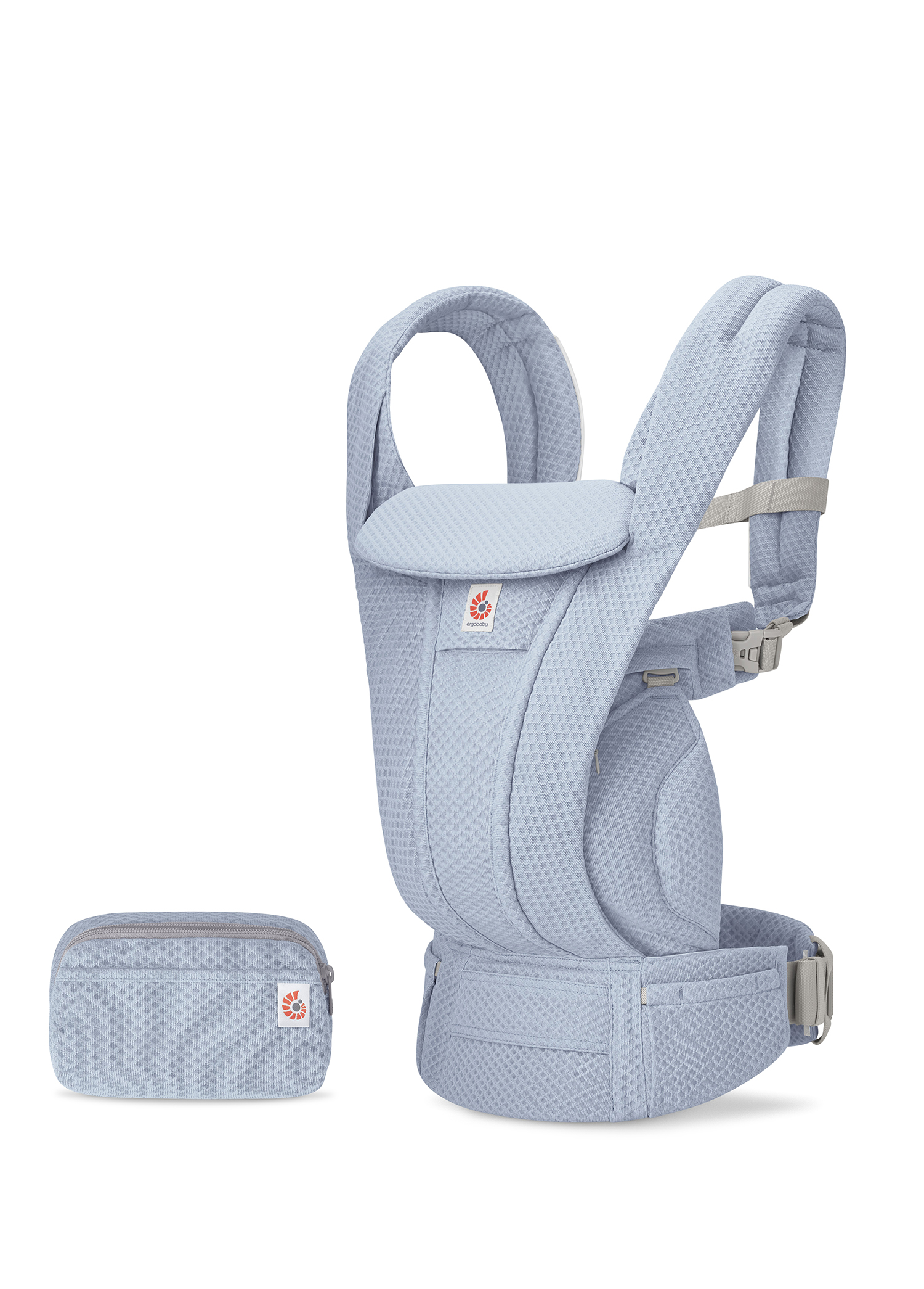 Ergobaby - Omni Deluxe Mesh Serane Blue 4 Farklı Taşıma Pozisyonlu 0-4 ...