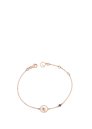 Bee Goddess Kadın Om Ruby Taşlı Altın Rengi Bileklik EU IT Bee Goddess Kadın Om Ruby Taşlı Altın Rengi Bileklik EU IT