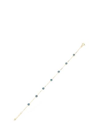 Collection Kadın Nazar Boncuklu Altın Rengi Bileklik EU