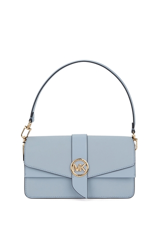 Michael Kors Kadın Greenwich Medium Mavi Deri Omuz Çantası EU Michael Kors Kadın Greenwich Medium Mavi Deri Omuz Çantası EU