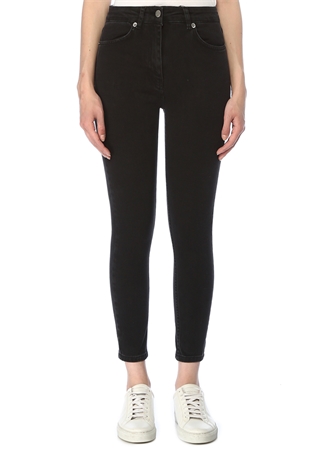 Beymen Club Kadın Antrasit Normal Bel Crop Skinny Jean Pantolon Gri 27 EU