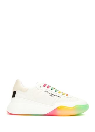 Stella McCartney Kadın Beyaz Taban Detaylı Sneaker 36 EU