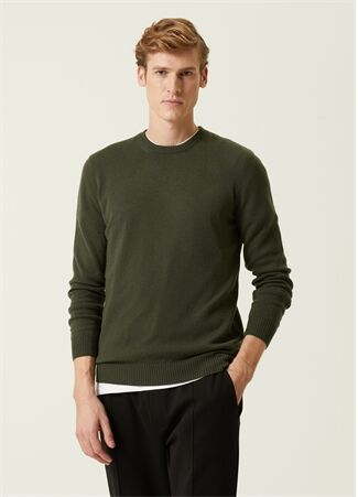 Beymen Collection Erkek Haki Yün Kazak S EU Beymen Collection Erkek Haki Yün Kazak S EU