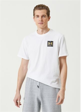 Under Armour Erkek Beyaz Logolu T-shirt L EU