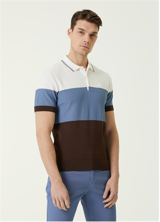 Beymen Club Erkek Colorblocked Polo Yaka Kısa Kollu Triko Mavi S Beymen Club Erkek Colorblocked Polo Yaka Kısa Kollu Triko Mavi S
