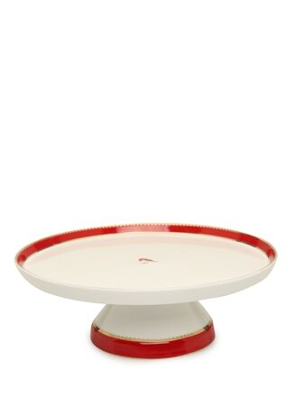 Pip Studio Love Bird Beyaz Porselen Mini Kek Standı