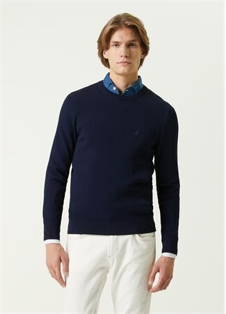 Beymen Club Erkek Lacivert Logo Detaylı Petek Dokulu Kazak S Beymen Club Erkek Lacivert Logo Detaylı Petek Dokulu Kazak S