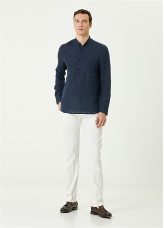 Pal Zileri Erkek Beyaz Pantolon 48 IT