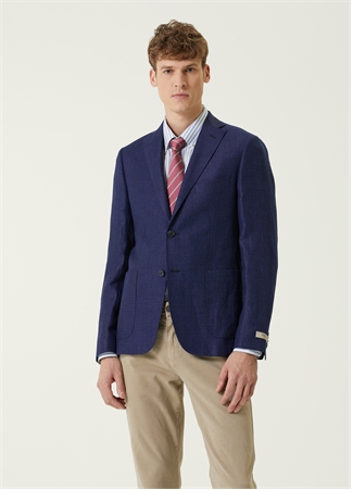 Beymen Collection Erkek Drop 8 Lacivert Keten Soft Ceket 46 IT Beymen Collection Erkek Drop 8 Lacivert Keten Soft Ceket 46 IT