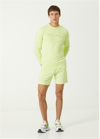 Tommy Hilfiger Erkek Signature Sarı Beli Kordonlu Logo Detaylı Şort S EU Tommy Hilfiger Erkek Signature Sarı Beli Kordonlu Logo Detaylı Şort S EU