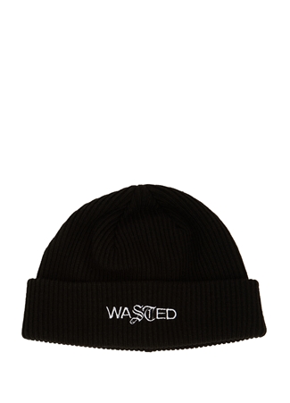 Wasted Erkek Siyah Logo Nakışlı Bere EU Wasted Erkek Siyah Logo Nakışlı Bere EU