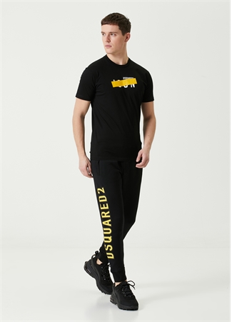 Dsquared2 Erkek Siyah Logo Detaylı Jogger Eşofman Altı S EU Dsquared2 Erkek Siyah Logo Detaylı Jogger Eşofman Altı S EU