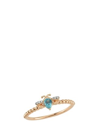 Bee Goddess Kadın Honey Renkli Taşlı Altın Rengi Yüzük Pembe EU Bee Goddess Kadın Honey Renkli Taşlı Altın Rengi Yüzük Pembe EU