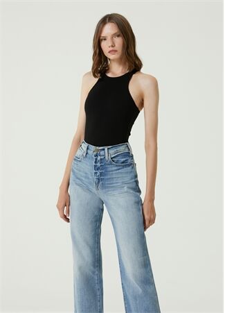 Allsaints Kadın Jamie Siyah Kolsuz Body 6 UK Allsaints Kadın Jamie Siyah Kolsuz Body 6 UK