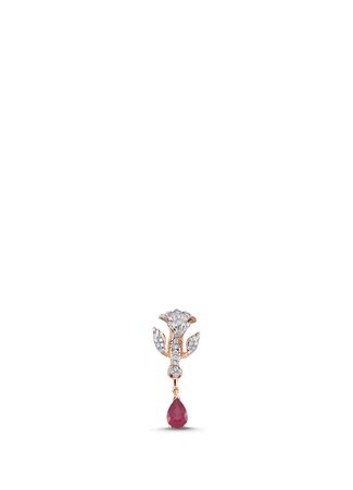 Aida Bergsen Kadın Anka Pırlantalı Altın Rengi Küpe EU