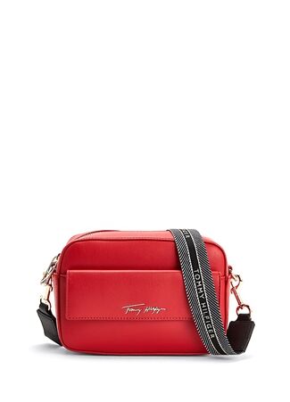 Tommy Hilfiger Kadın Iconic Kırmızı Çanta Eu Tommy Hilfiger Kadın Iconic Kırmızı Çanta Eu