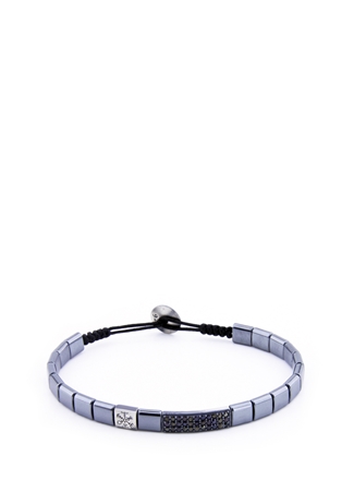 Kayra Khan Erkek Silver Zirgon Taşlı Gümüş Rengi Bileklik EU Kayra Khan Erkek Silver Zirgon Taşlı Gümüş Rengi Bileklik EU