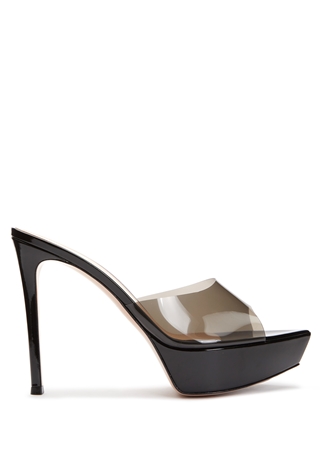 Gianvito Rossi Kadın Siyah Bant Detaylı Terlik 35 Eu Gianvito Rossi Kadın Siyah Bant Detaylı Terlik 35 Eu