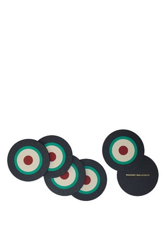 Madame Malachite Beymen Exclusive Stella Bardak Altlığı Siyah