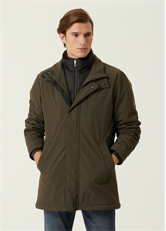 Network Erkek Slim Fit Haki Kaban 52 EU Network Erkek Slim Fit Haki Kaban 52 EU