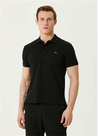 Etro Erkek Siyah Polo Yaka Logolu T-shirt S Eu Etro Erkek Siyah Polo Yaka Logolu T-shirt S Eu