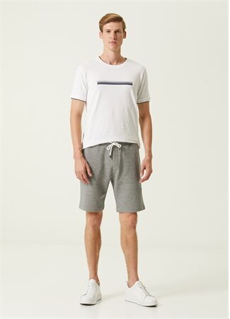 Beymen Collection Erkek Gri Beli Kordonlu Şort S EU Beymen Collection Erkek Gri Beli Kordonlu Şort S EU