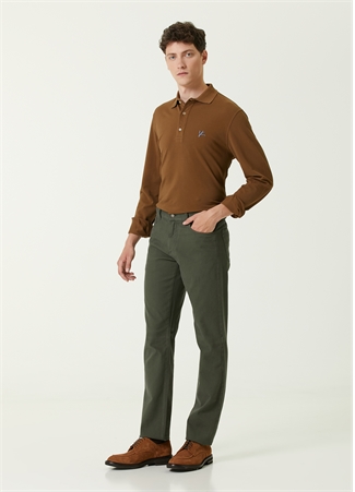 Canali Erkek Yeşil Pantolon 48 IT Canali Erkek Yeşil Pantolon 48 IT