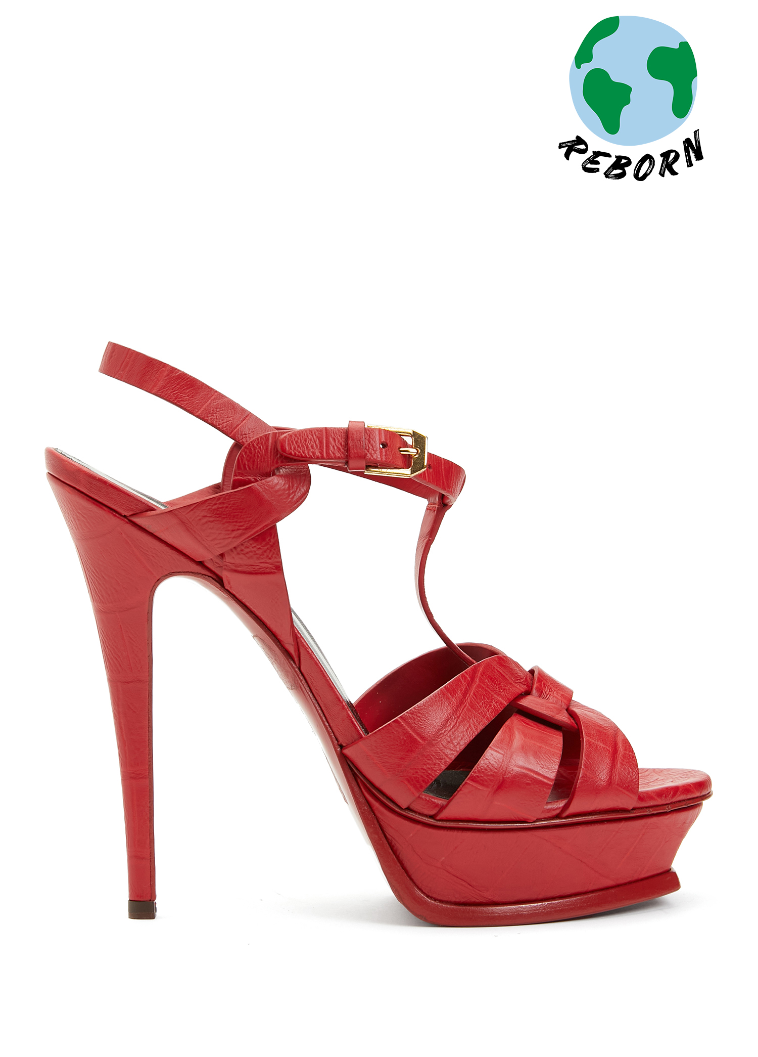 Beymen Reborn - Saint laurent women's shoes red