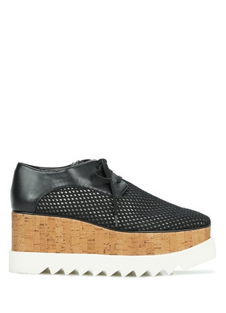 Stella McCartney Kadın Siyah Bej File Dokulu Loafer 40 EU Stella McCartney Kadın Siyah Bej File Dokulu Loafer 40 EU