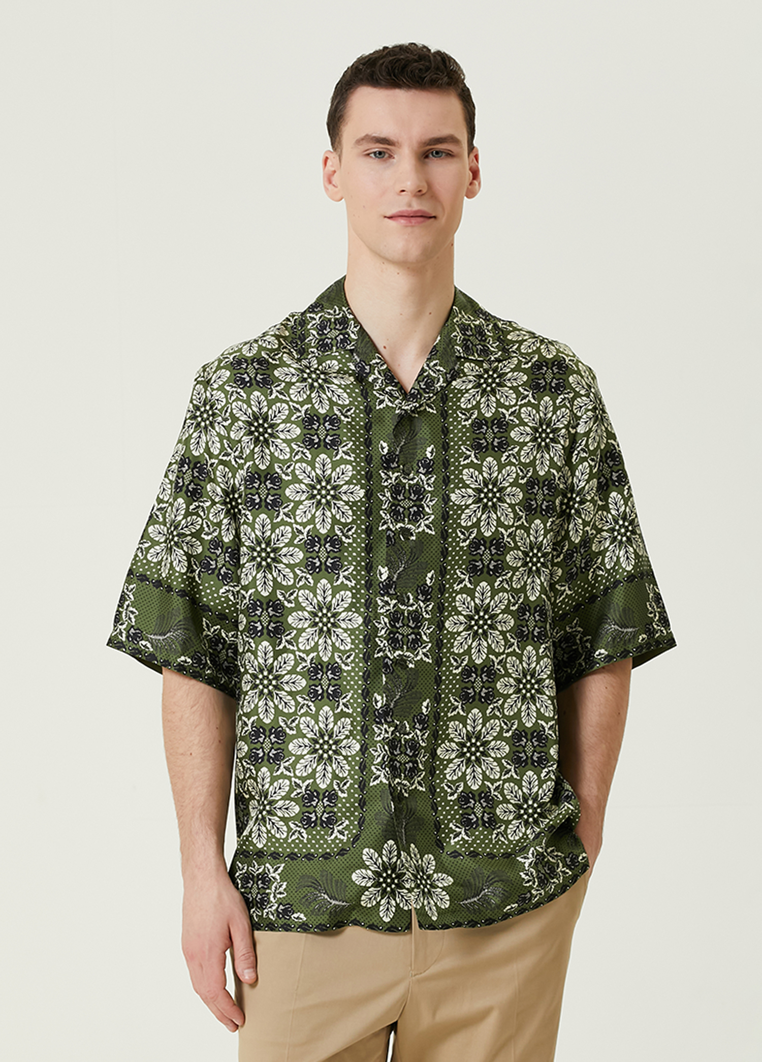 Etro Çok Renkli Erkek Çok Renkli Etnik Desenli İpek Gömlek 1457357 | Beymen