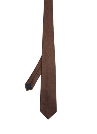 Beymen Collection Erkek Kahverengi İpek Kravat EU IT