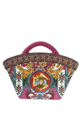 Baci Milano Bag Sicily Küçük Boy Kesme Tahtası Çok Renkli Baci Milano Bag Sicily Küçük Boy Kesme Tahtası Çok Renkli