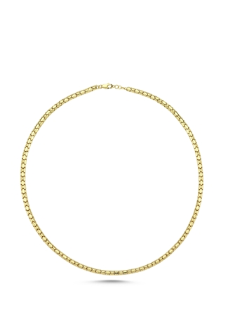 Collection-Selda Jewellery Kadın Altın Rengi Zincir Kolye EU