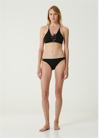 Sand & Blue Kadın Zinnia Siyah Bağlama Detaylı Bikini Takımı S Eu Sand & Blue Kadın Zinnia Siyah Bağlama Detaylı Bikini Takımı S Eu