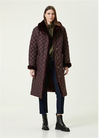 Network Kadın Regular Fit Bordo Parka L EU Network Kadın Regular Fit Bordo Parka L EU