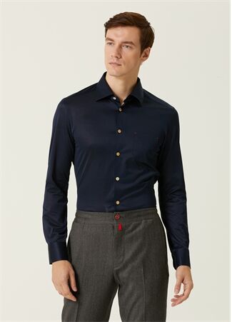 Kiton Erkek Lacivert Gömlek M EU Kiton Erkek Lacivert Gömlek M EU