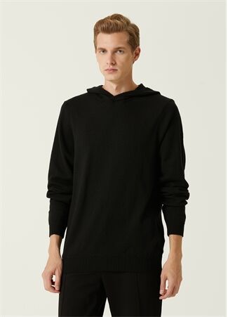 American Vintage Erkek Tadbow Siyah Kapüşonlu Sweatshirt S EU