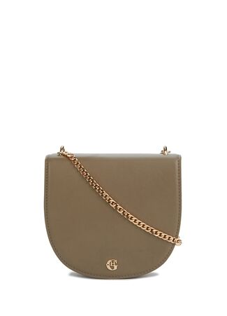 George Hogg Kadın Yeşil Deri Omuz Çantası EU