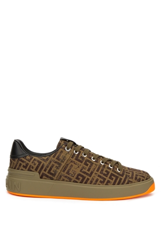 Balmain Erkek Haki Logo Desenli Sneaker 39 EU Balmain Erkek Haki Logo Desenli Sneaker 39 EU