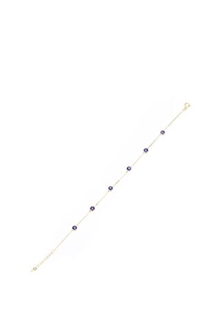 Collection Kadın Nazar Boncuklu Altın Rengi Bileklik EU