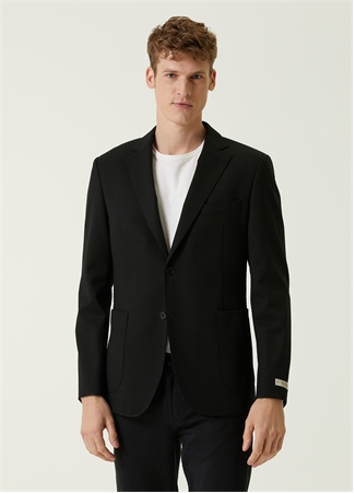 Beymen Collection Erkek Drop 7 Soft Siyah Yün Ceket 50 IT Beymen Collection Erkek Drop 7 Soft Siyah Yün Ceket 50 IT