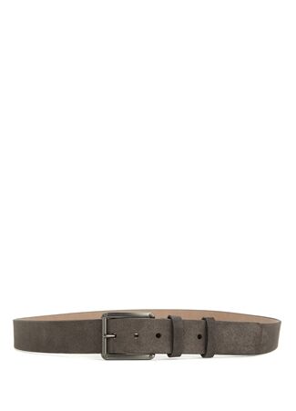 George Hogg Erkek Gri Süet Kemer 40 EU