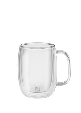 Zwilling Çift Camlı Kulplu 2li Kahve Bardağı Seti Çok Renkli