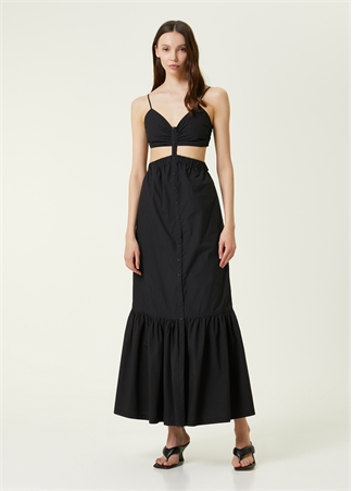 Jonathan Simkhai Kadın Kaftan Siyah Xs Eu