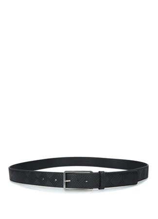 Bottega Veneta Erkek Siyah Çizgi Dokulu Deri Kemer 90 EU Bottega Veneta Erkek Siyah Çizgi Dokulu Deri Kemer 90 EU