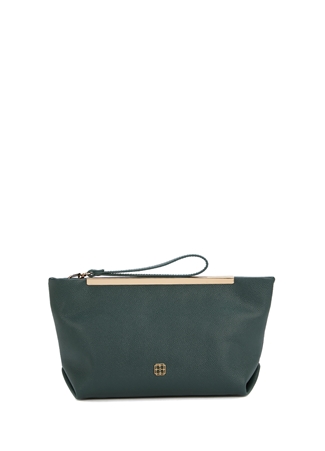 Beymen Hediye Kadın Vatos Haki Logolu Deri El Portföyü EU