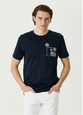 Canali Erkek Tshirt Lacivert 50 It Canali Erkek Tshirt Lacivert 50 It