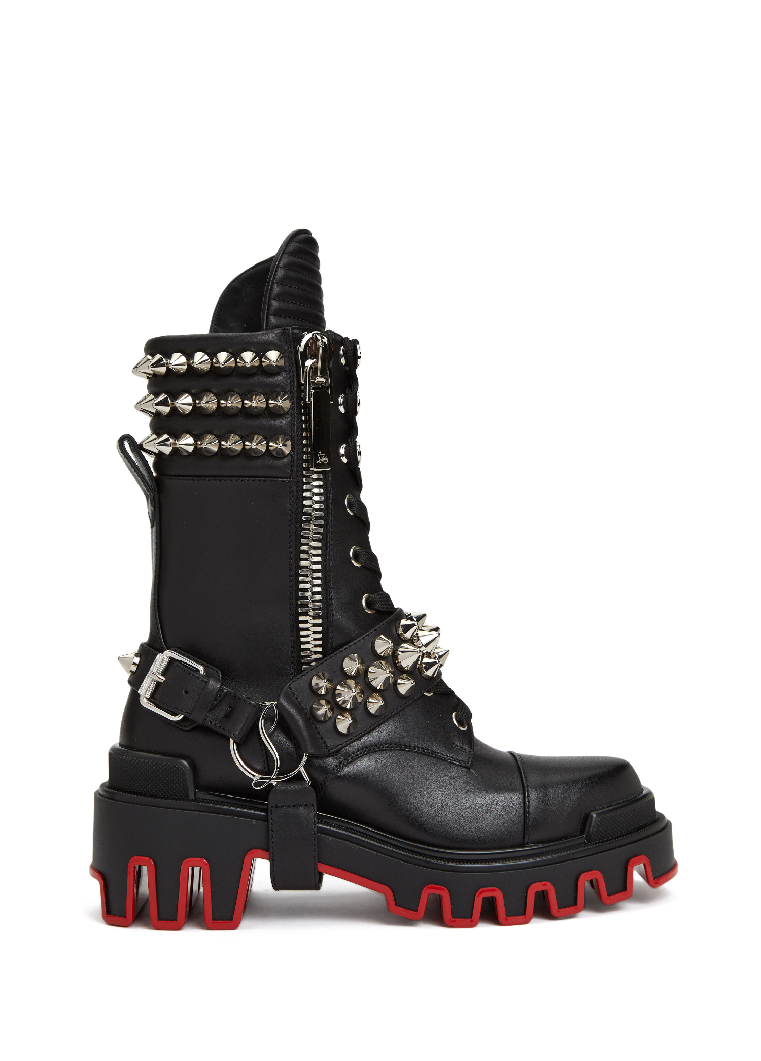 Christian Louboutin - Janetta Siyah Kadın Deri Bot - Siyah