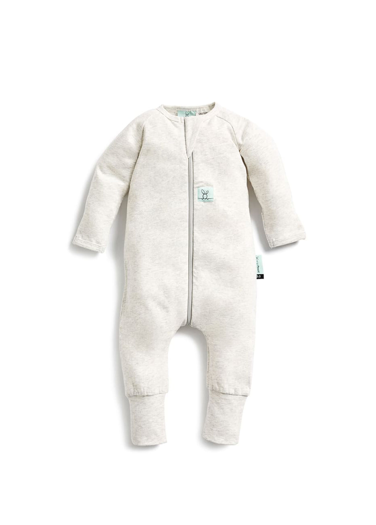 Ergopouch Australia - 0.2 TOG Organik Pamuklu Pijama Tulum - Grey Marle